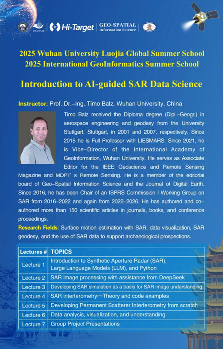 2025 International GeoInformatics Summer School (IGSS) Welcomes You to Join Us – IEEE中国